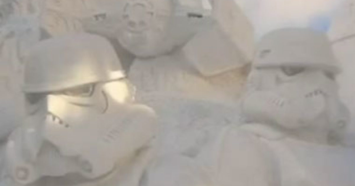 Video: Giant Darth Vader Featured at the Sapporo Snow Festival | Niseko ...